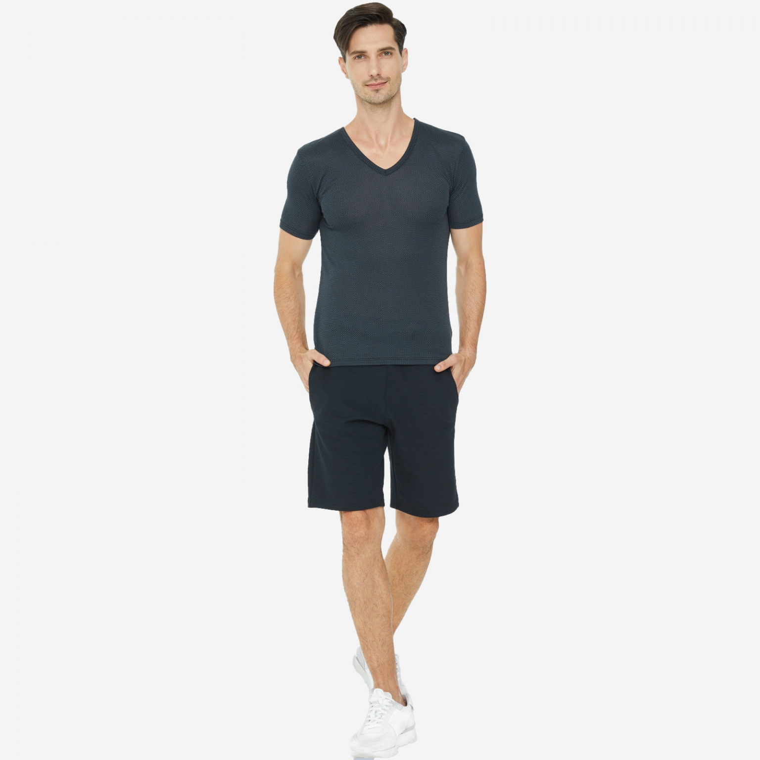 UW106 V領格紋短袖 – Nefful Hong Kong Limited